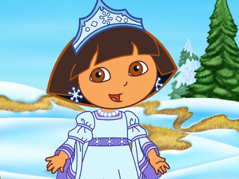 Dora The Explorer Dora Saves the Snow Princess 🕹️ 在 SGameS 線上遊玩