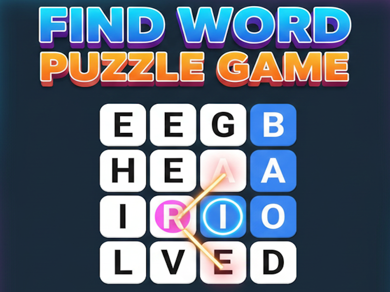 Find Word Puzzle Game 🕹️ 在 SGameS 線上遊玩